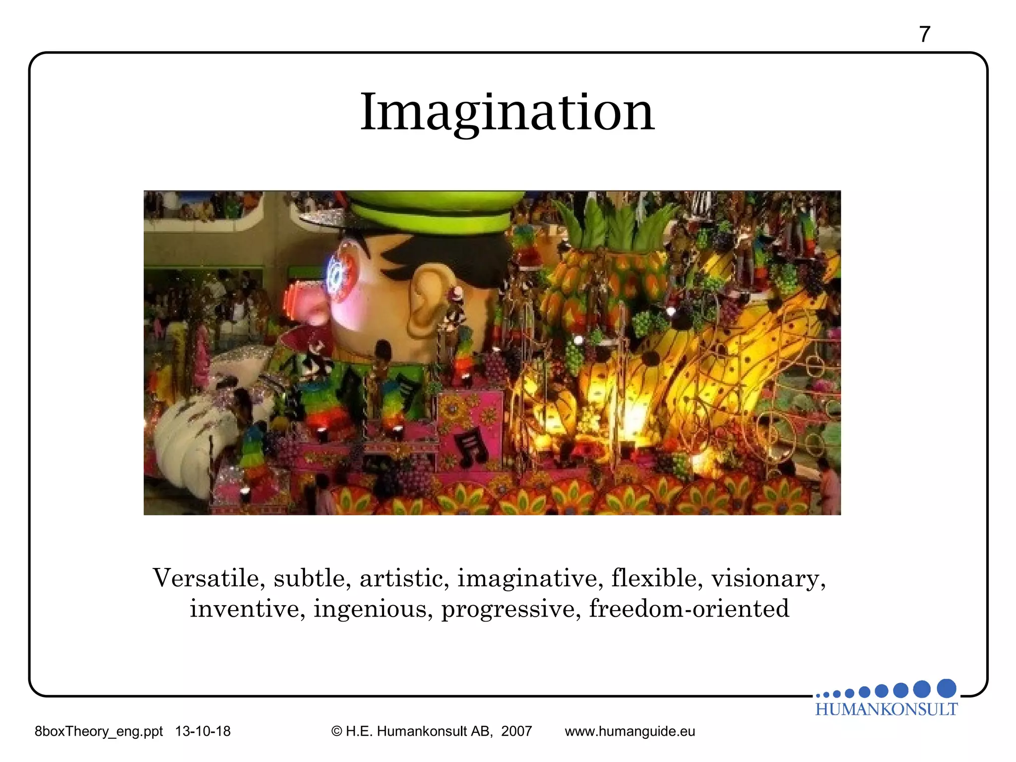 The Eight Boxes - a Personality theory | PPT