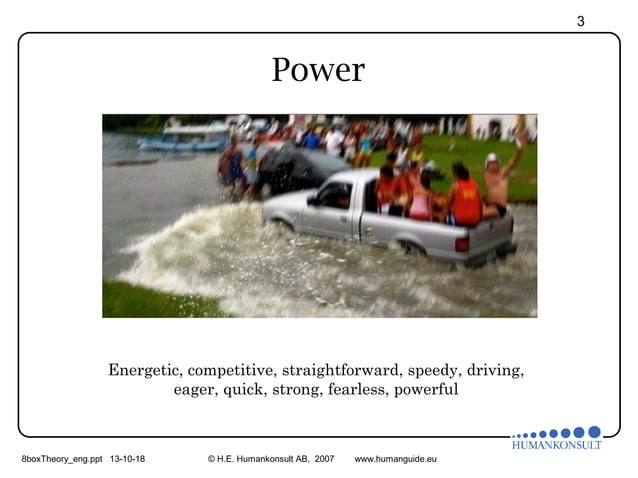 The Eight Boxes - a Personality theory | PPT | Chemistry | Science