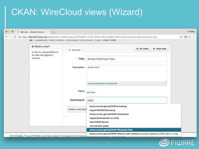 Building Application Dashboards Using Wire Cloud | PPT