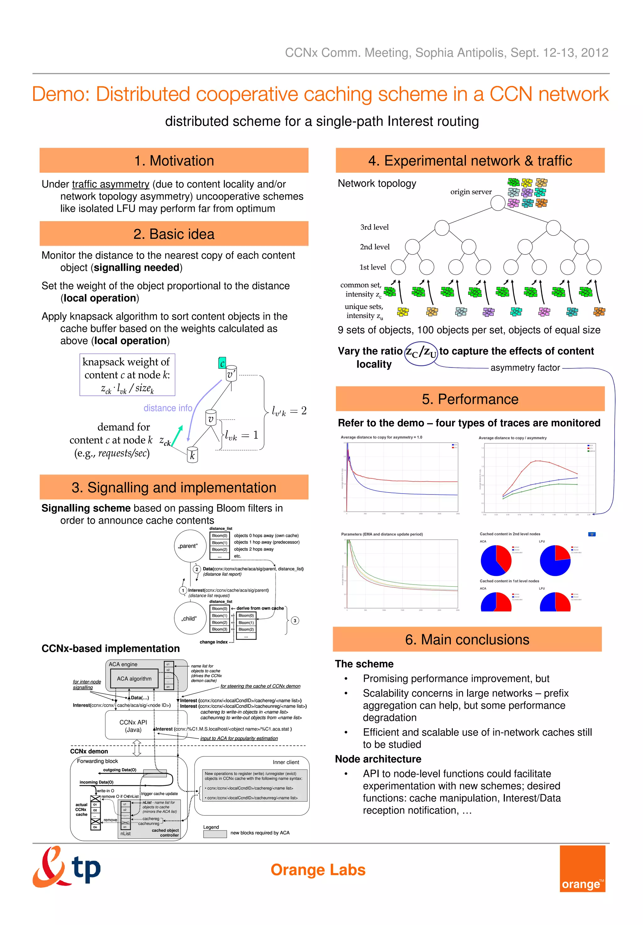 CCNxCon2012: Session 5: Distributed Cooperative Caching Scheme in CCN | PDF | Computer ...