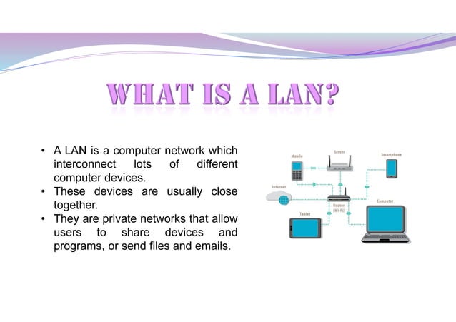 Typical elements in a LAN | PPT