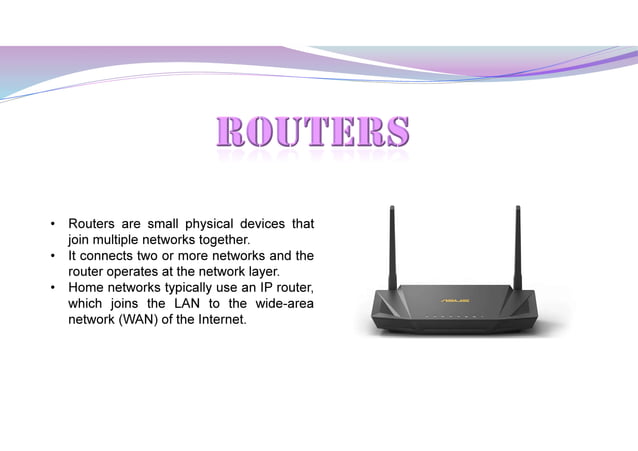 Typical elements in a LAN | PPT