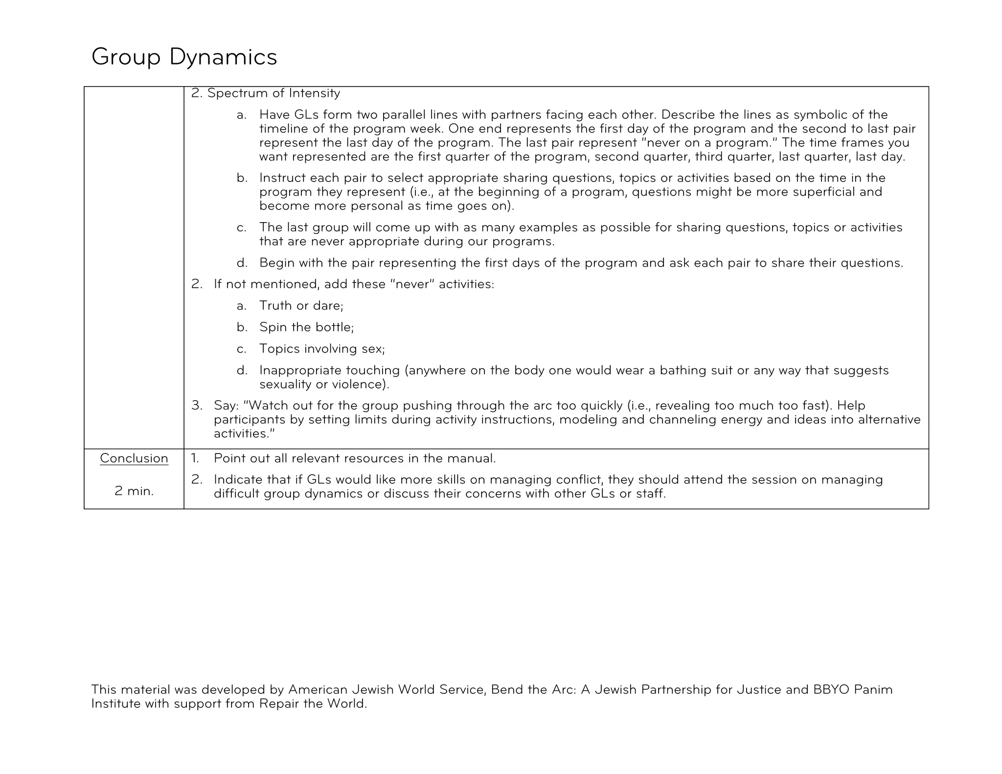8c rotation - group dynamics lesson plan and ub-d | PPT