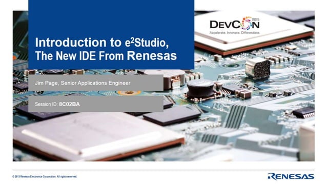 Introduction to e2Studio, The New IDE From Renesas | PPTX | Computer ...