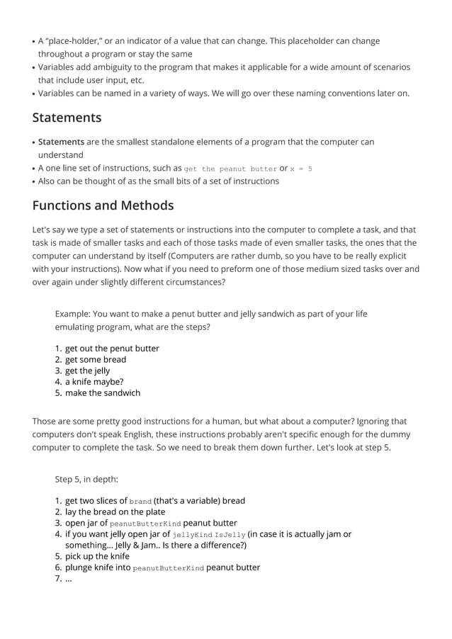 Basics Of Programming A Review Guide Pdf