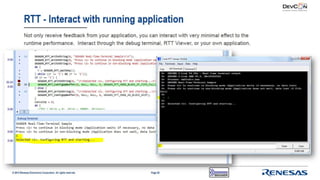 Faster Debugging on Renesas Synergy & RX Platforms Using Segger Debug ...