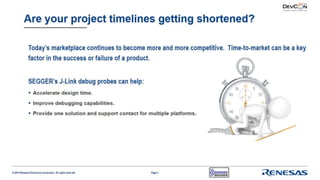 Faster Debugging on Renesas Synergy & RX Platforms Using Segger Debug ...