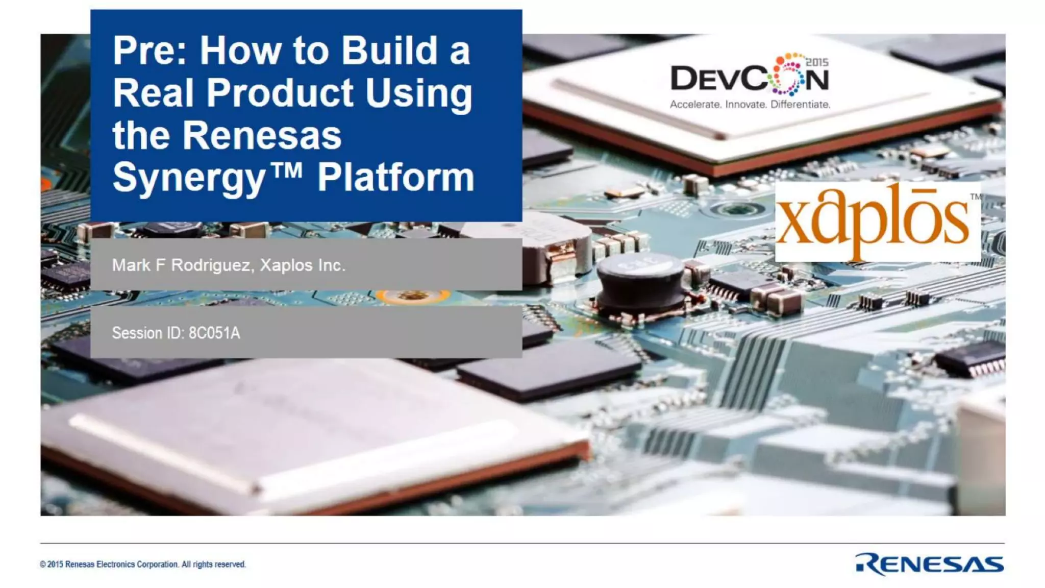 Pre How To Build A Real Product Using The Renesas Synergy Platform Pptx
