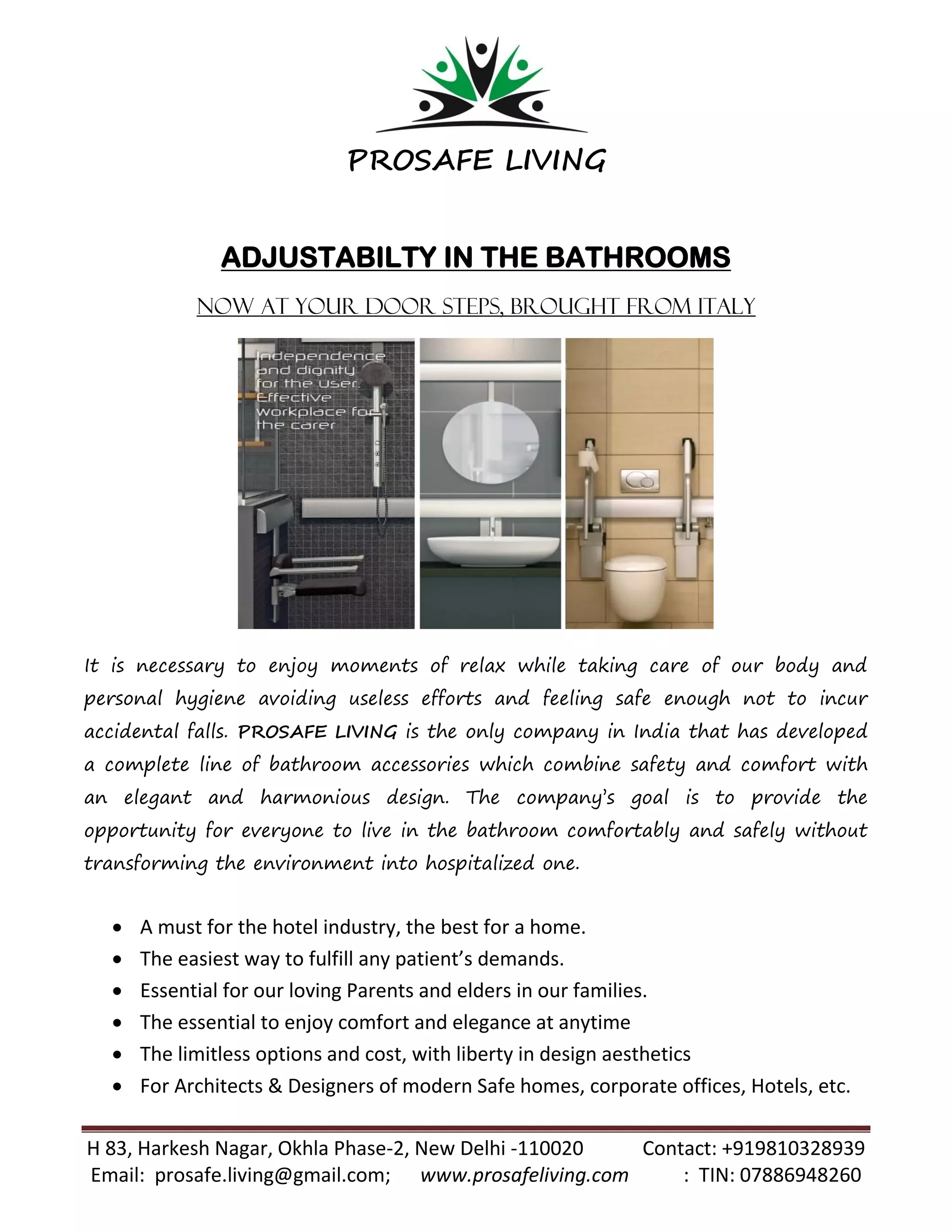 PROSAFE LIVING - ITALIAN NEW PRODUCT RANGES | PDF | First Aid | Injuries