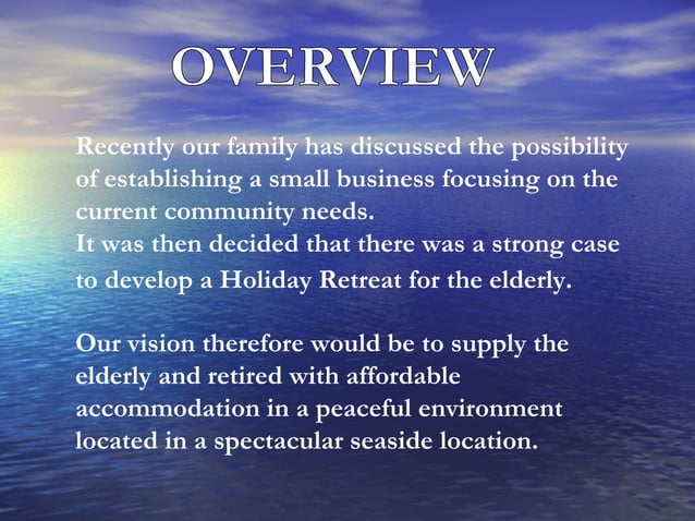 SeaShell Island Retreat vision plan 17 10 08 | PPT