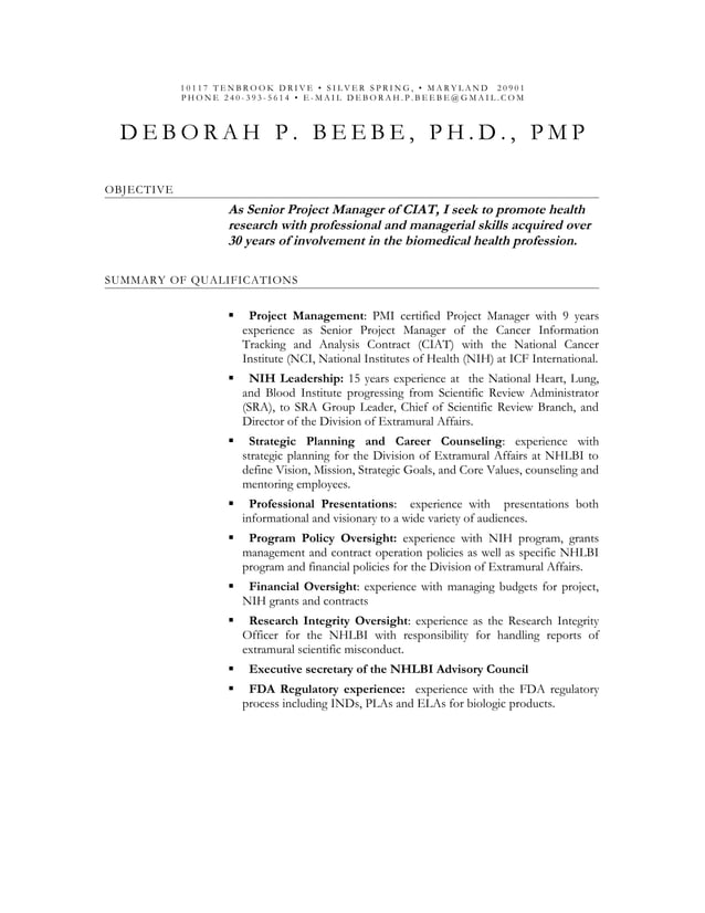 DPB Resume | PDF
