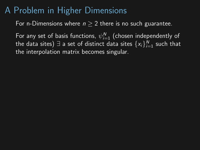 Radial Basis Function Interpolation | PDF | Physics | Science