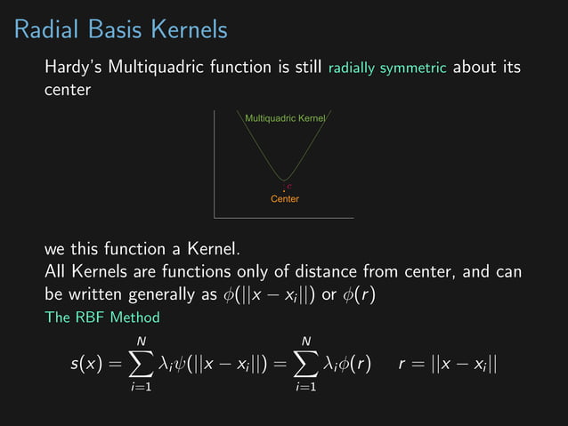 Radial Basis Function Interpolation | PDF | Physics | Science
