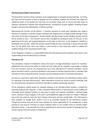 President's Report 2014-2016 | PDF