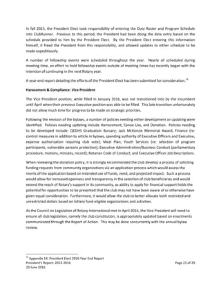President's Report 2014-2016 | PDF