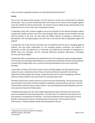 President's Report 2014-2016 | PDF