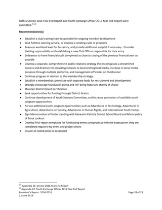 President's Report 2014-2016 | PDF