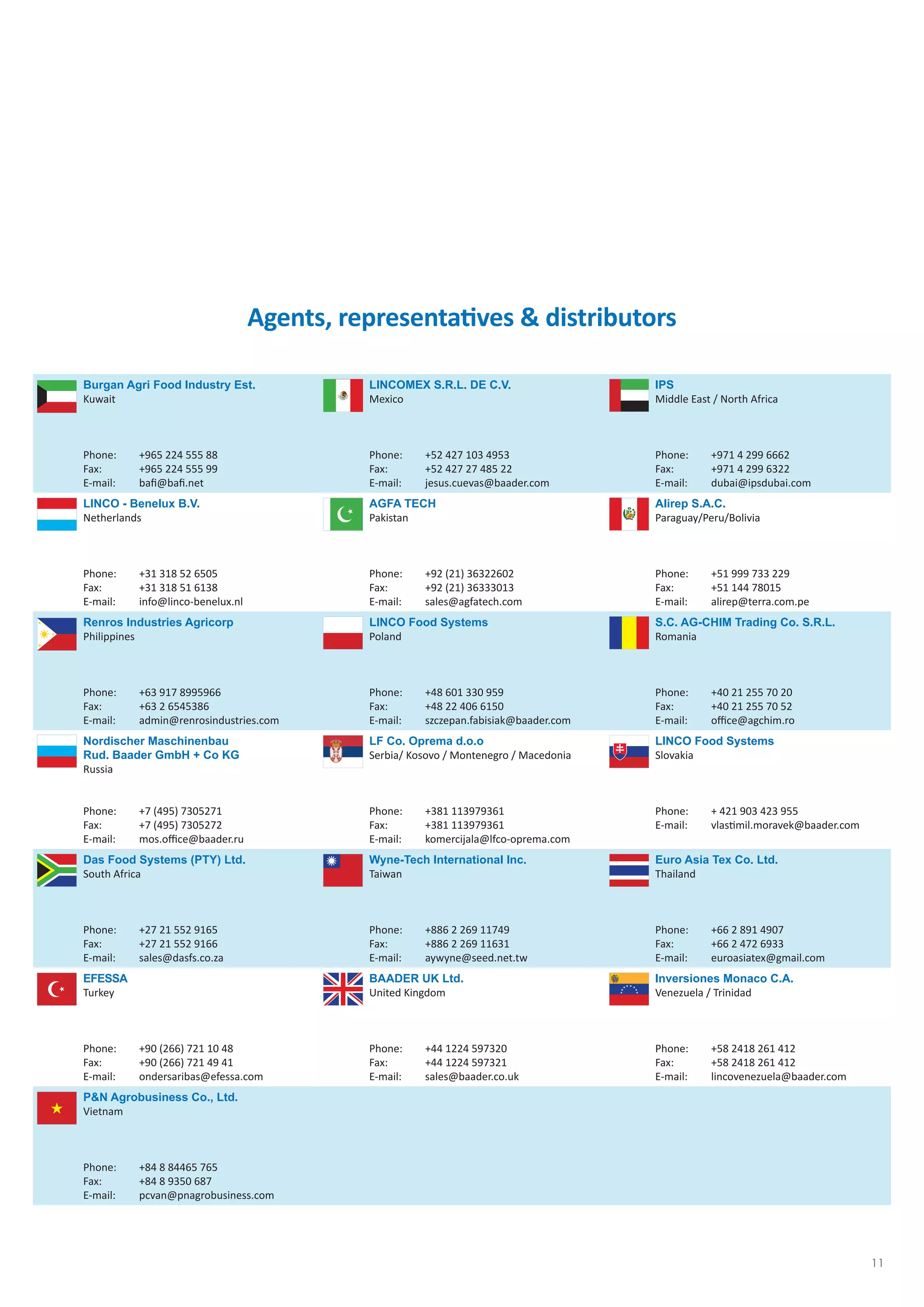 BAADER LINCO Company Profile 2015 | PDF