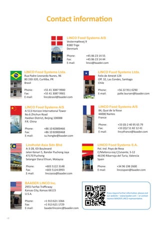 BAADER LINCO Company Profile 2015 | PDF