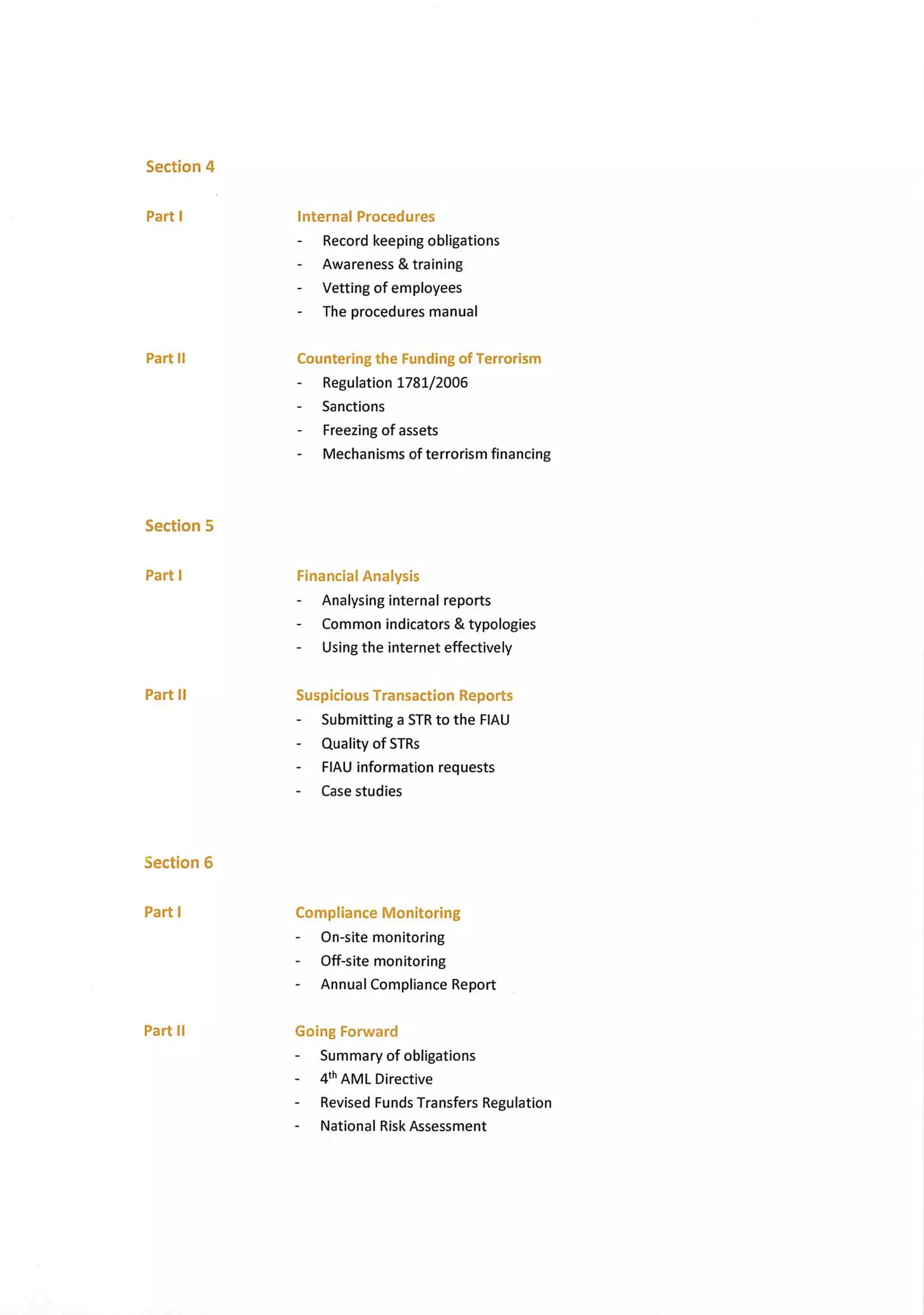 AML & CFT Course Malta | PPT