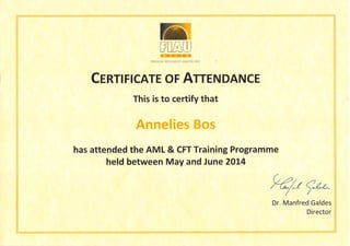 AML & CFT Course Malta | PPT