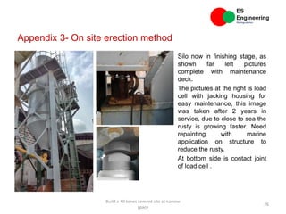 Silo at narrow space | PPT