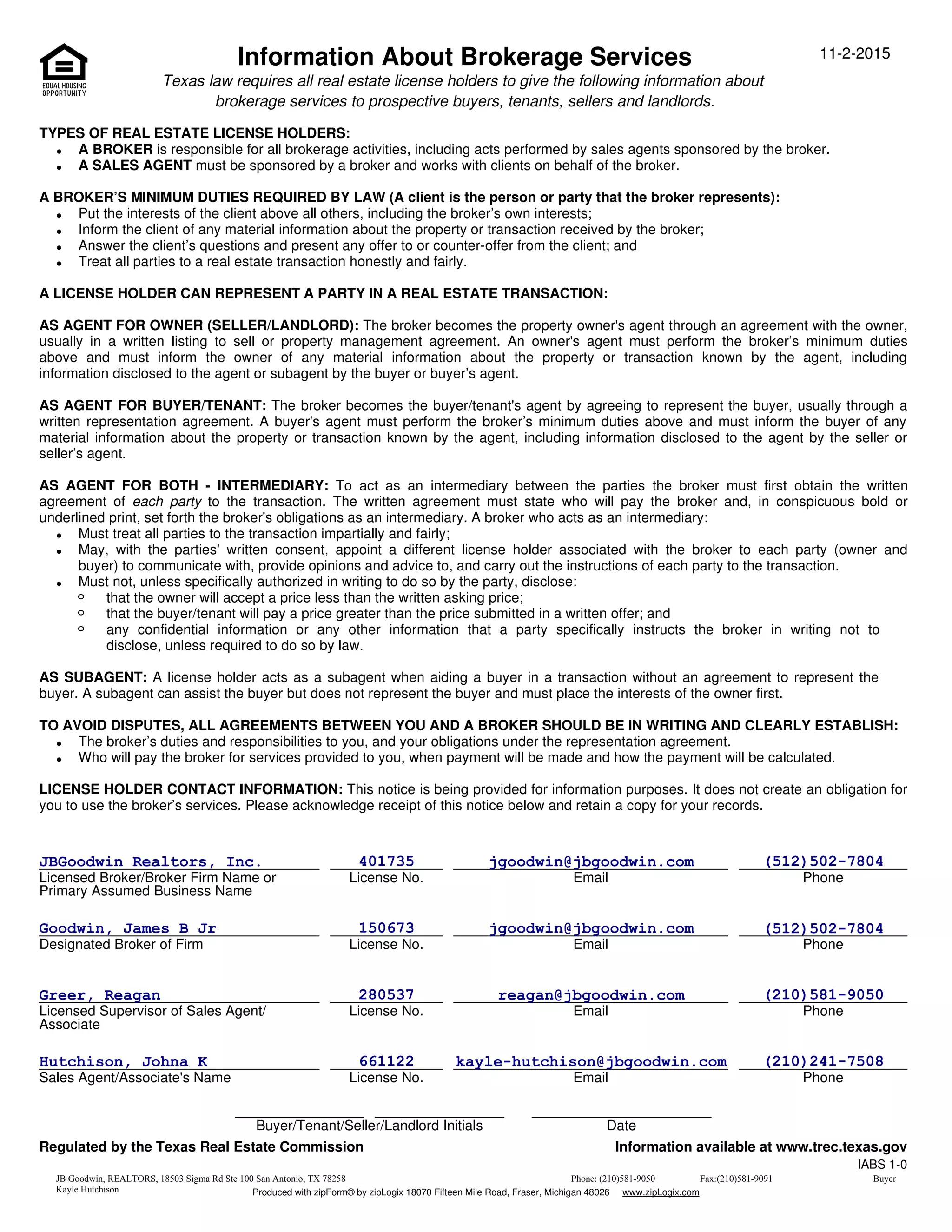 IABS filled out | PDF