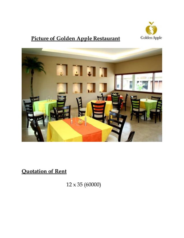 FAST FOOD RESTAURANT EIF FEASIBILITY REPORT | DOCX