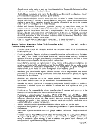 ABPV CV | DOC | Pharmaceutical Industry | Industries