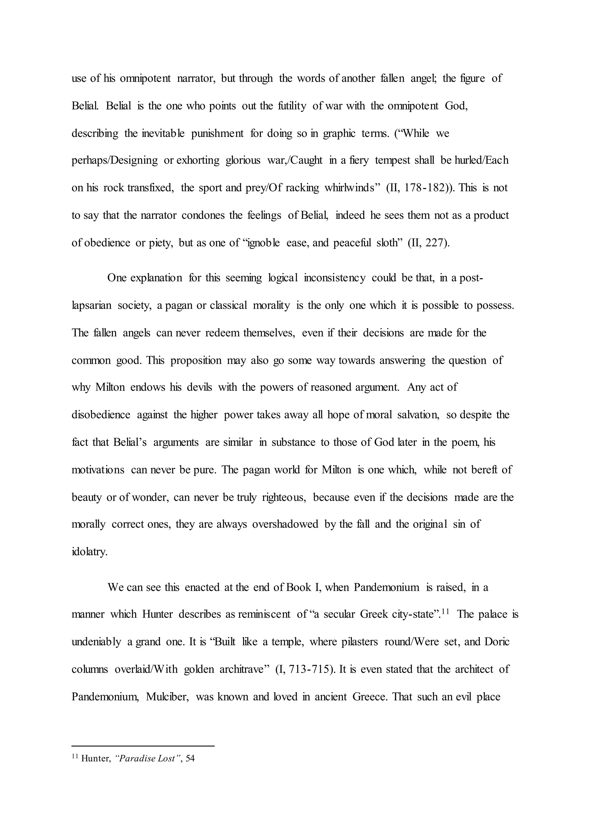 Milton and Pagan Imagery | DOCX