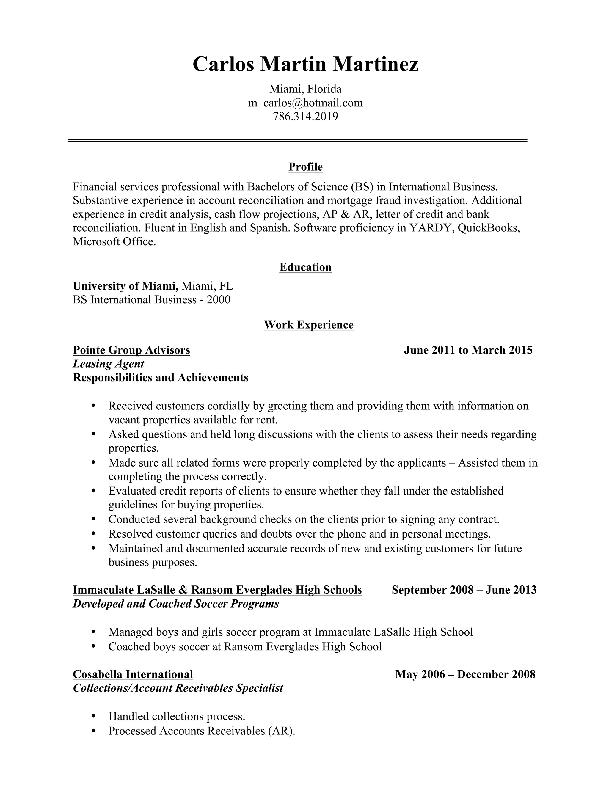 Carlos CV.29_9_15 | PDF