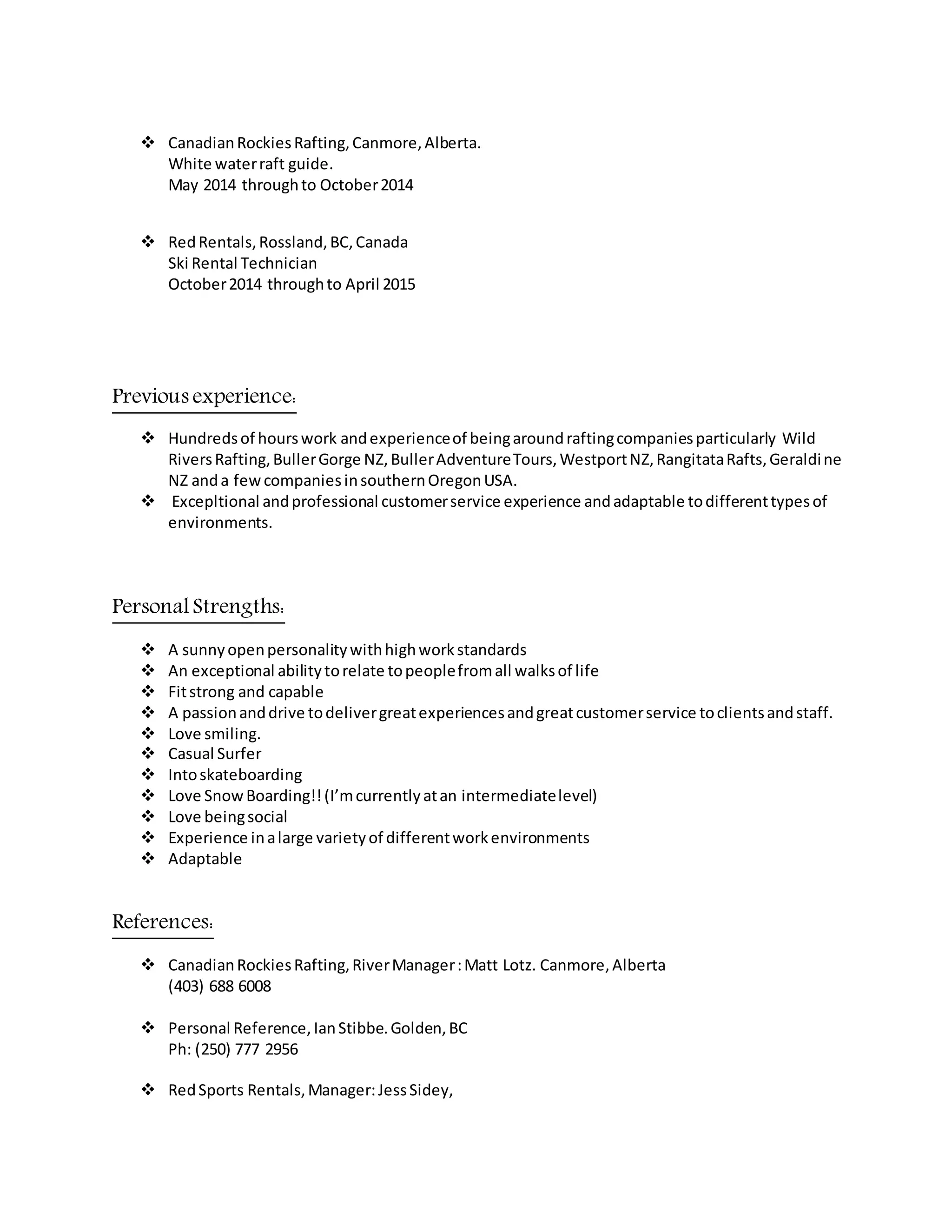 Rita CV & Cover letter combo | PDF