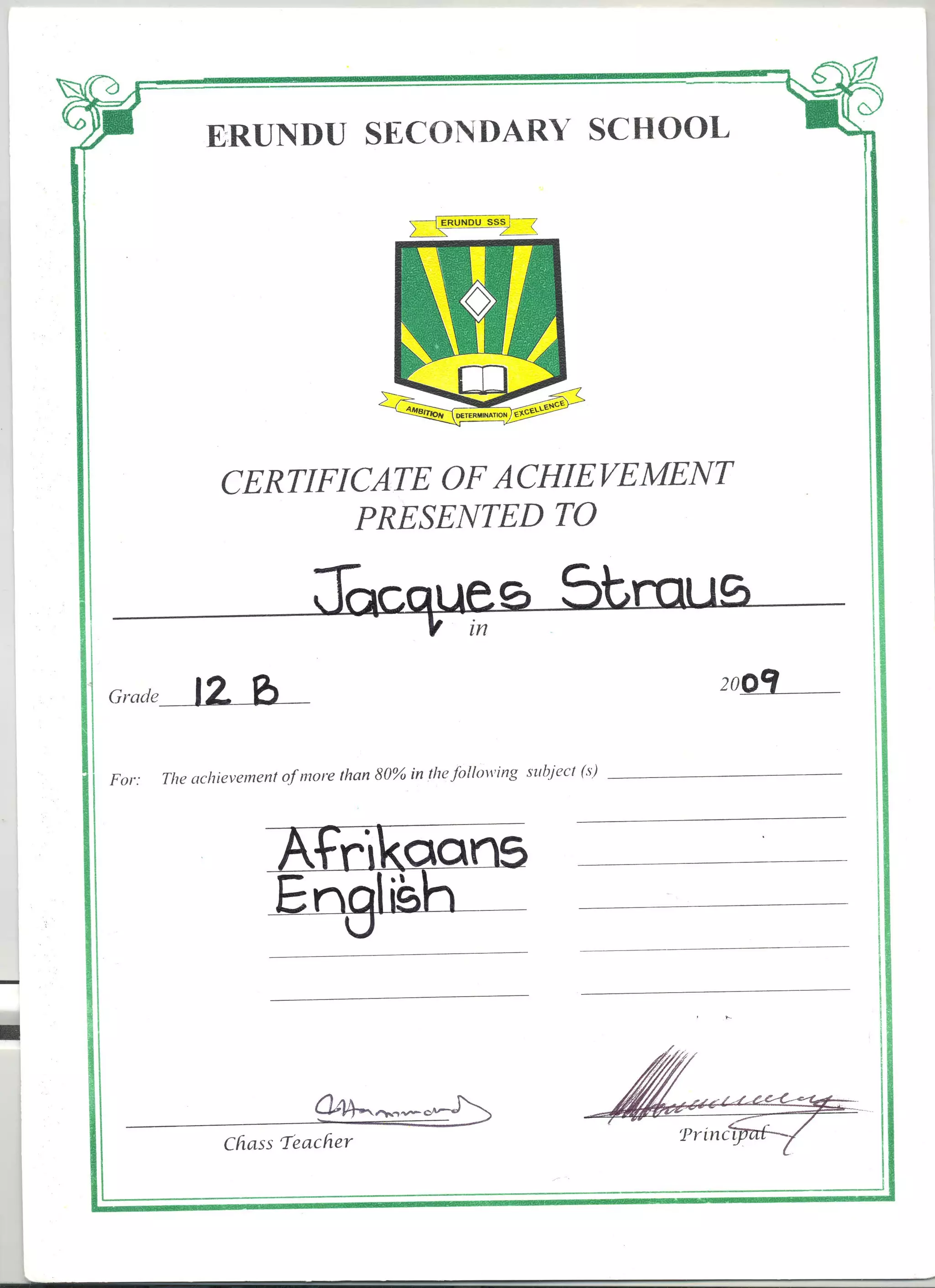 Academic Achievement Certificate0001 | PDF