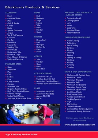 signproducts brochure | PDF