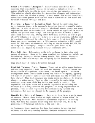 Turnover Reduction Plan Model.1 | DOC