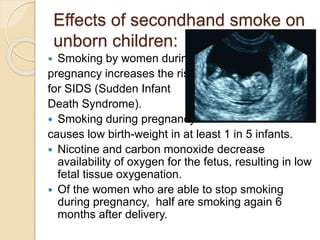 The Effects of Second Hand Smoke | PPTX