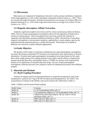 Sample Final Report_ Extraction of CYP microsomes | PDF