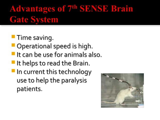 7th sence brain gate system | PPT