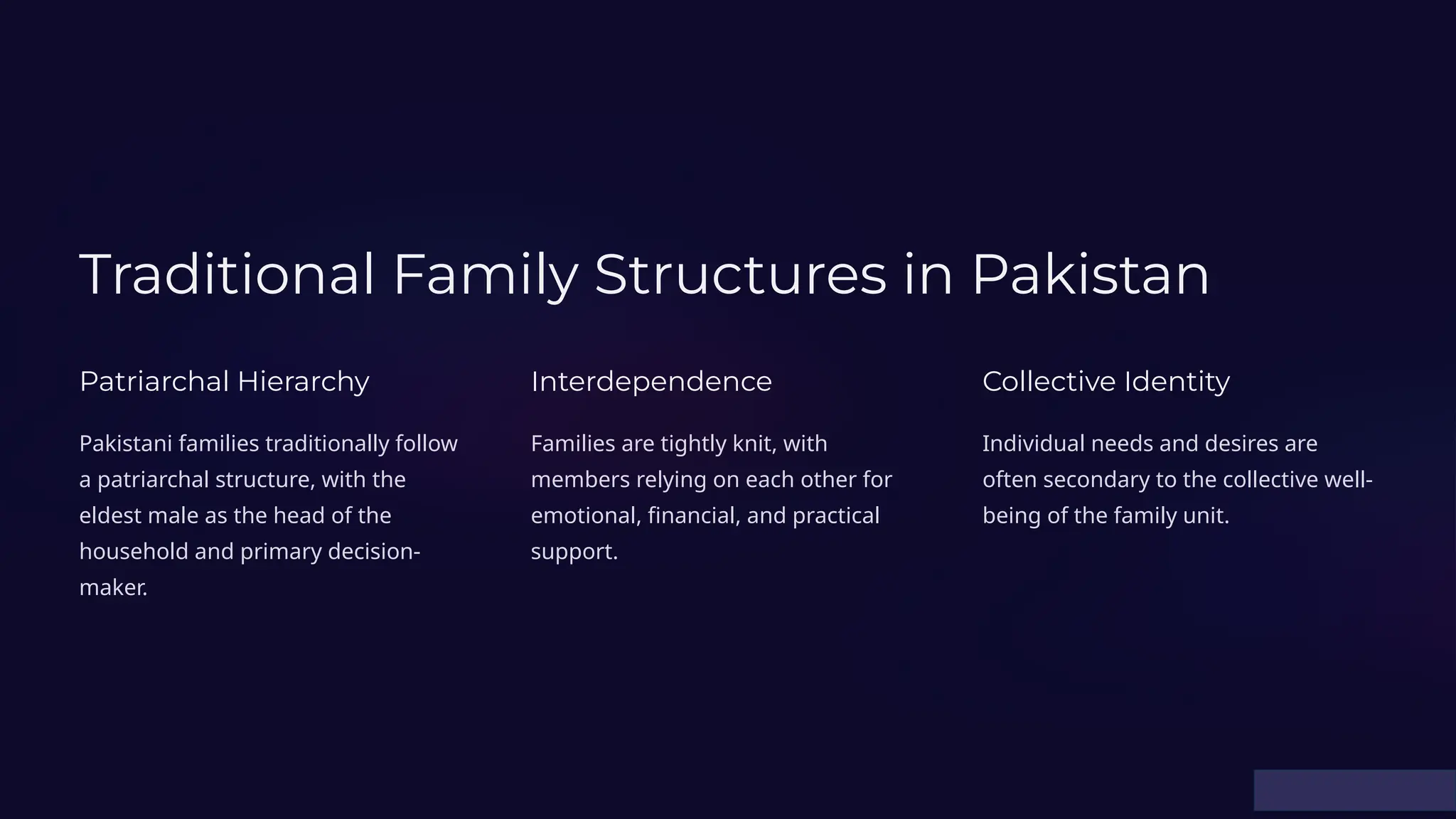 family relationship in pakistan and their contribution | PPT