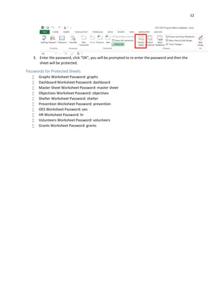 Dashboard and Database Manual for AFG | PDF | Business Accounting ...