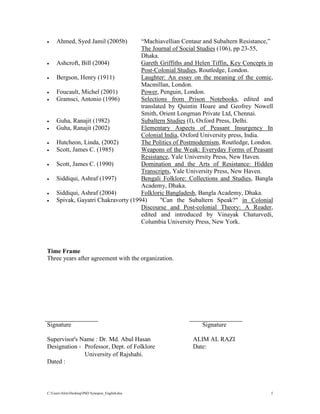 PhD Synopsis_English | PDF