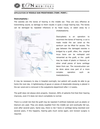 Osseous--ENT_Product_Details---NOBLE_PHARMA | PDF