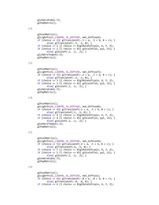 openGl example | DOCX | Programming Languages | Computing