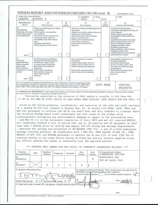 LANDRY FITREP MDSU | PDF