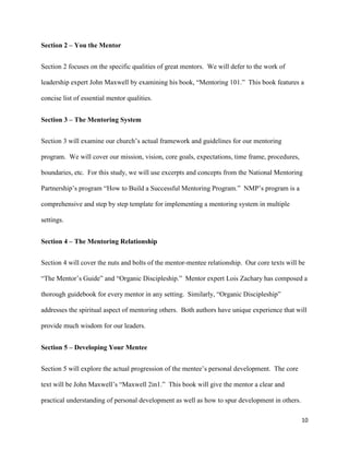 Mentoring in the Modern Church | PDF