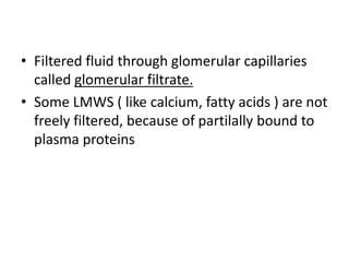 GFR & REGULATION | PPTX