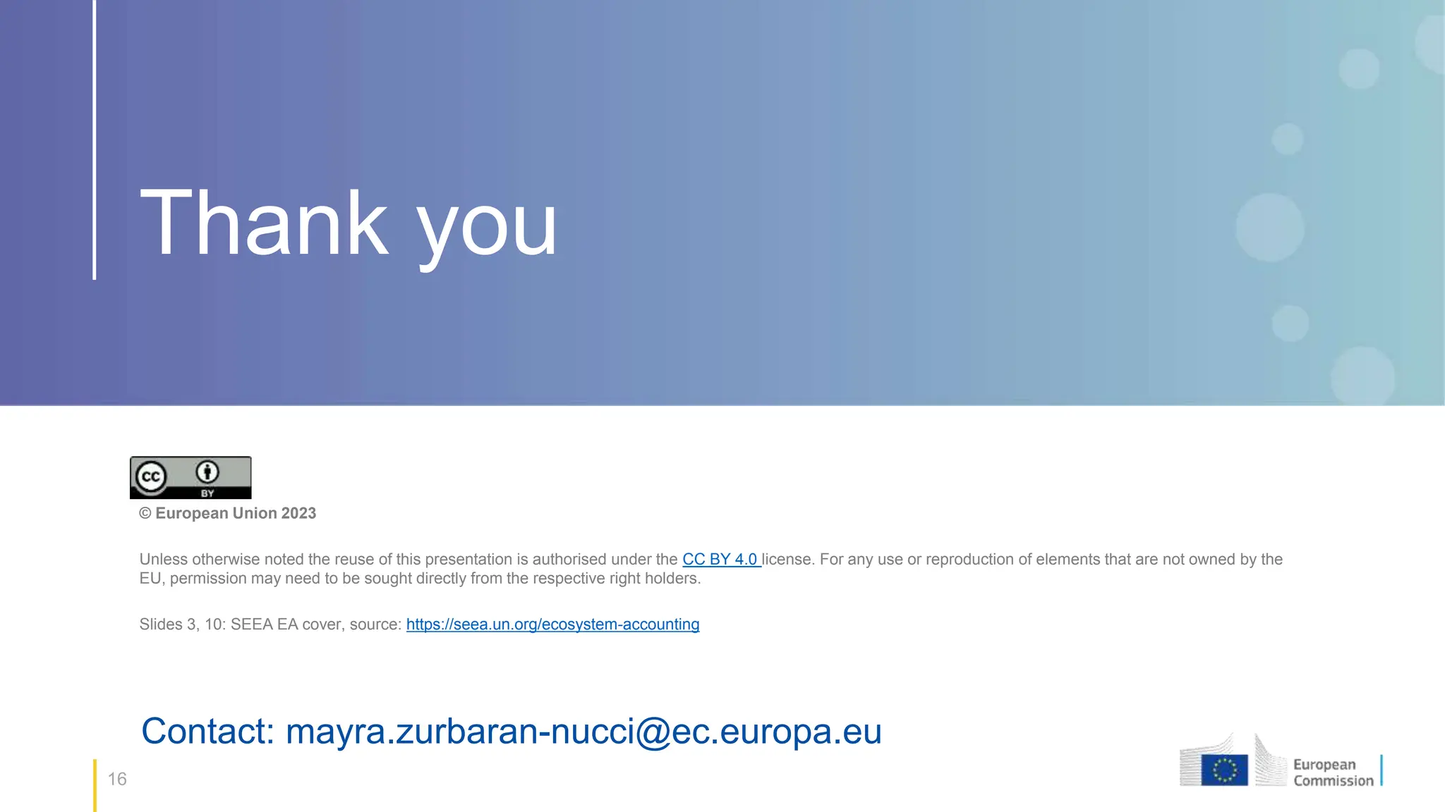 Integrated Natural Capital Accounting (INCA): Implementing the SEEA EA ...