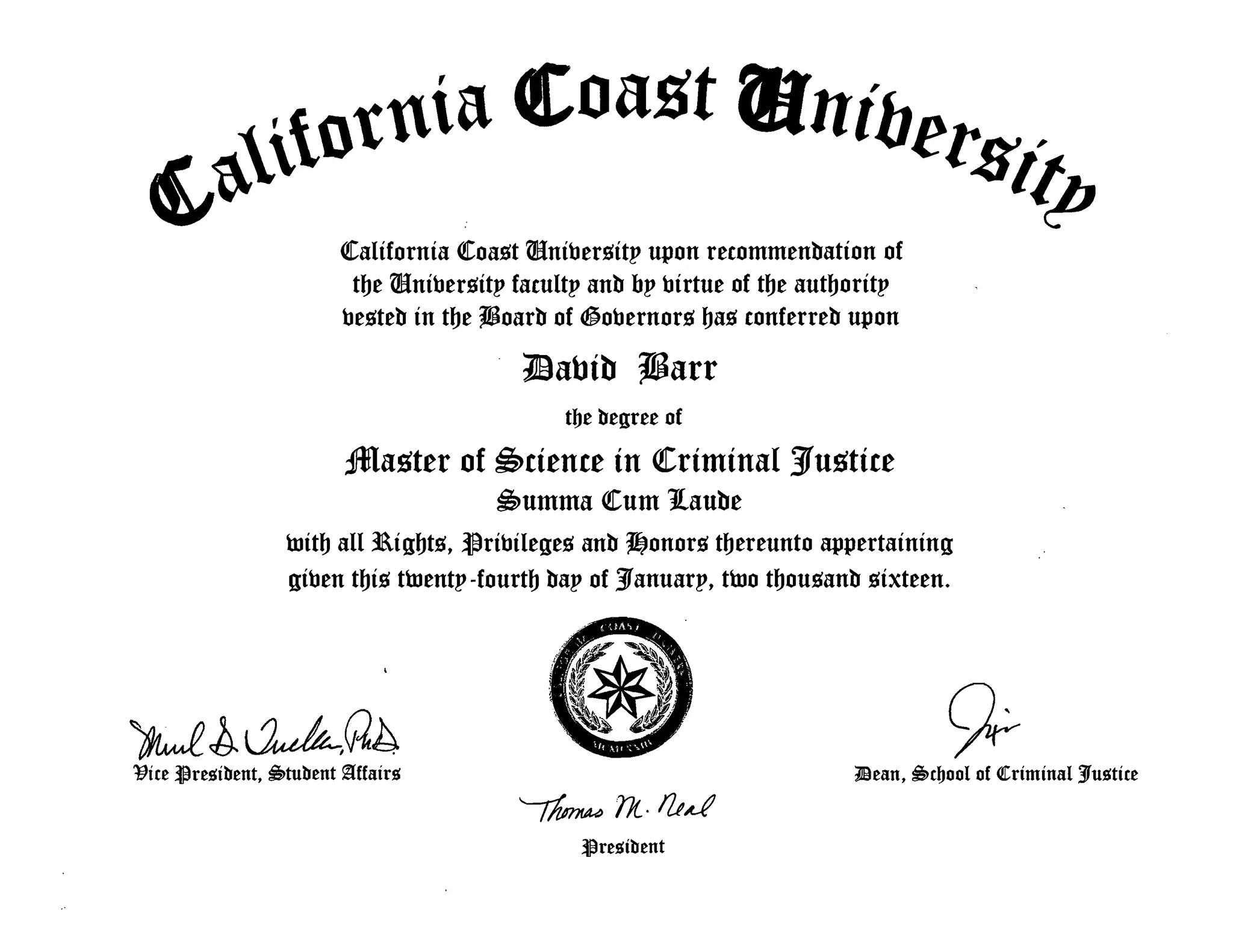 Masters Deploma | PPT