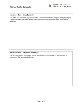 Attorney_Profile_Template | PDF