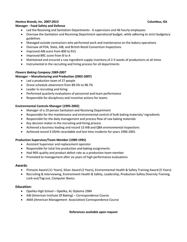 Eddie Smith - Resume 2016 | PDF